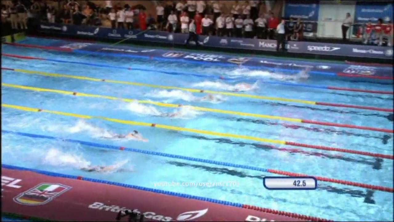 100 free men 2009 duel in the pool - YouTube