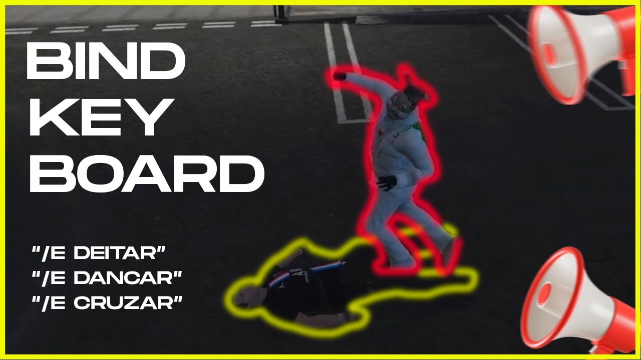 COMO FAZER AÇÕES COM UM BOTÃO [BIND KEYBOARD] NO GTA RP! - YouTube