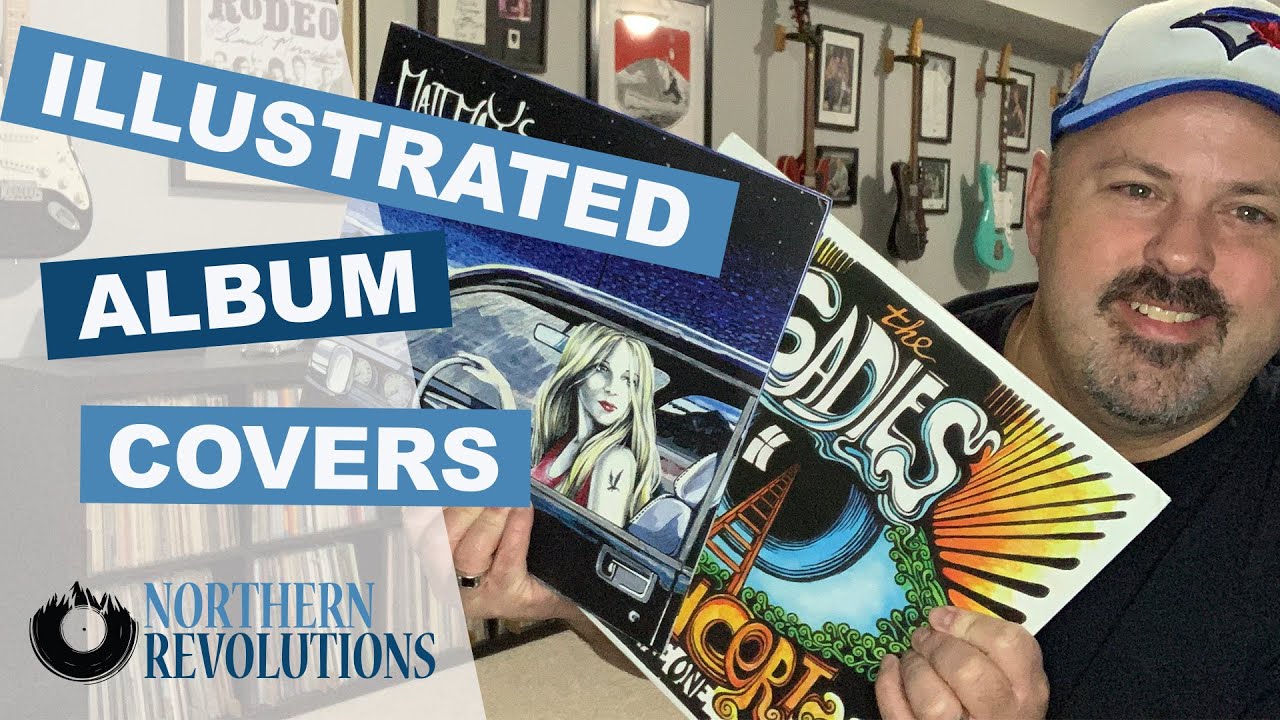 Illustrated Album Covers #vinylcommunity #recordcollecting #music - YouTube