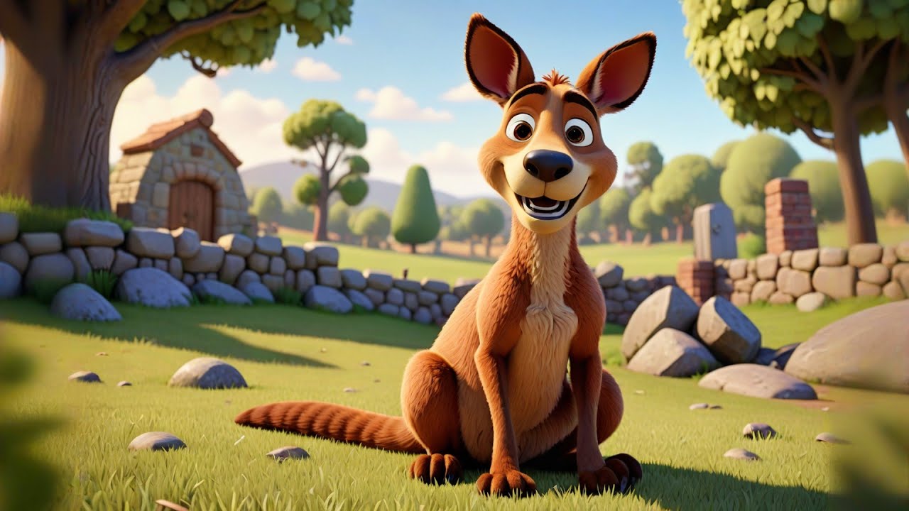 Boing! The Kangaroo Lost Its Bounce! 🌈 | Learn Animal Names & Fun Kids ...