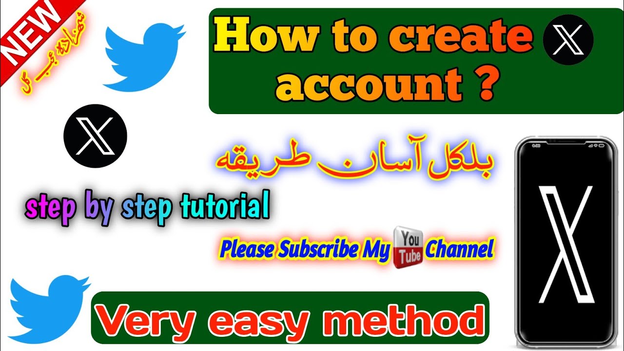 How To Creat X Account || Twitter ka account kaise create Karen || X ...