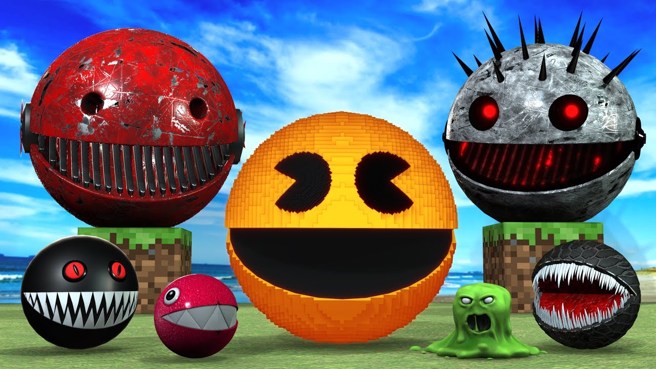 pacman vs monster pacman pacman 112 - YouTube