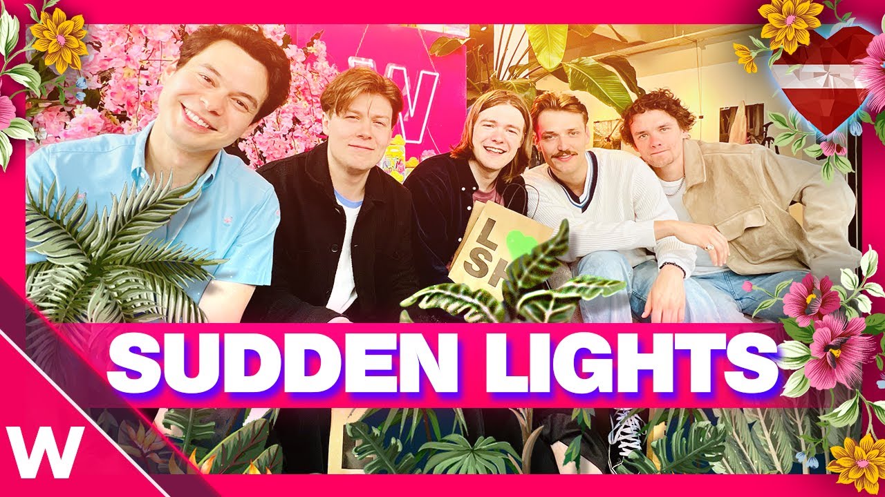 🇱🇻 Sudden Lights "Aijā" INTERVIEW after Eurovision 2023 second ...