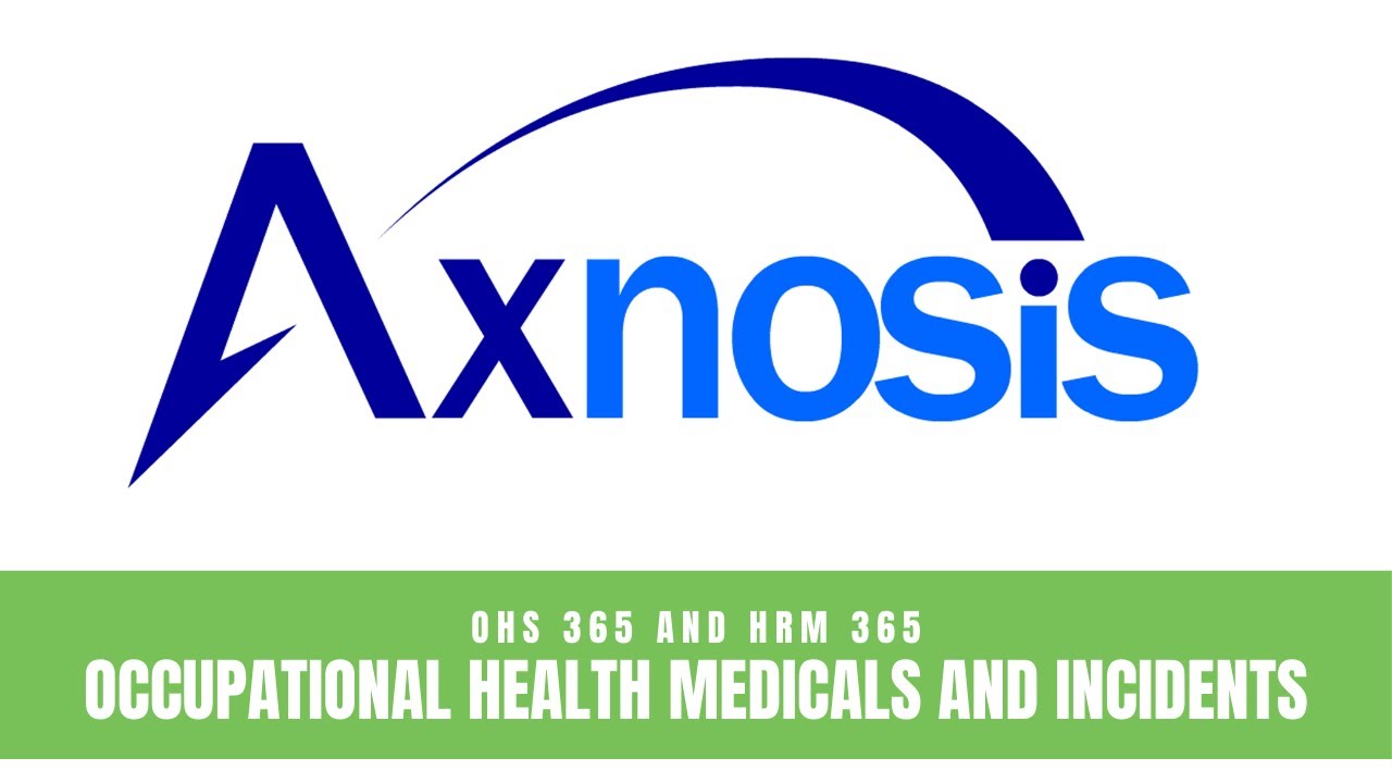 Axnosis Occupational Health Demo - YouTube