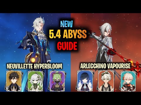 New 5.4 Spiral Abyss Guide + Tips | Neuvillette Hyperbloom and ...