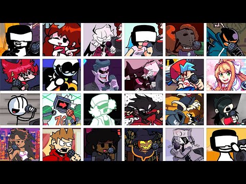 Friday Night Funkin' - Ugh but Every Character Sings it!