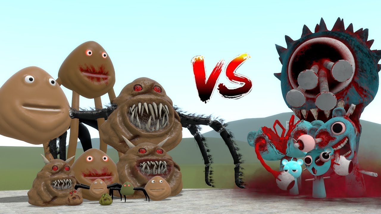 ALL CURSED POU BOU'S REVENGE FAMILY VS ALL PHASES OF SKY BLUE (SKY ...