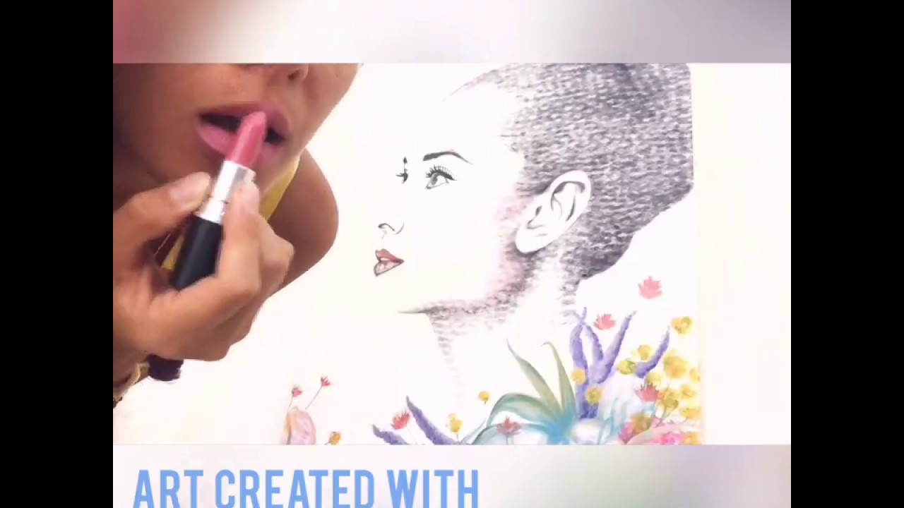 Visual Artist, Lipstick Lex, Creates with Love... Literally!!! - YouTube