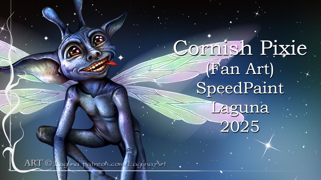 Cornish Pixie - SpeedPaint by Laguna 2025 | Harry Potter Fan Art - YouTube