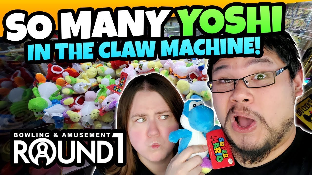 Get ALL the Yoshis! Round 1 Arcade Big Choice Claw Machine Wins! - YouTube