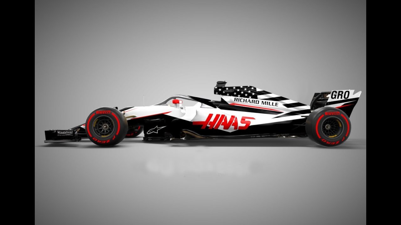 F1 Haas 2018 New Car VF-18 - YouTube