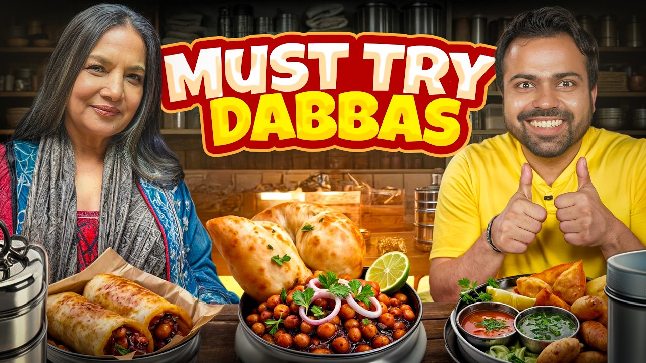 Trying Famous Indian Lunch | Ft. Netflix’s Dabba Cartel Ladies | The ...