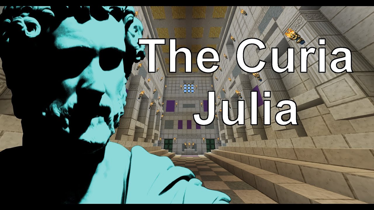 Comment construire Rome dans Minecraft Ep 9 La Curie Julia - YouTube