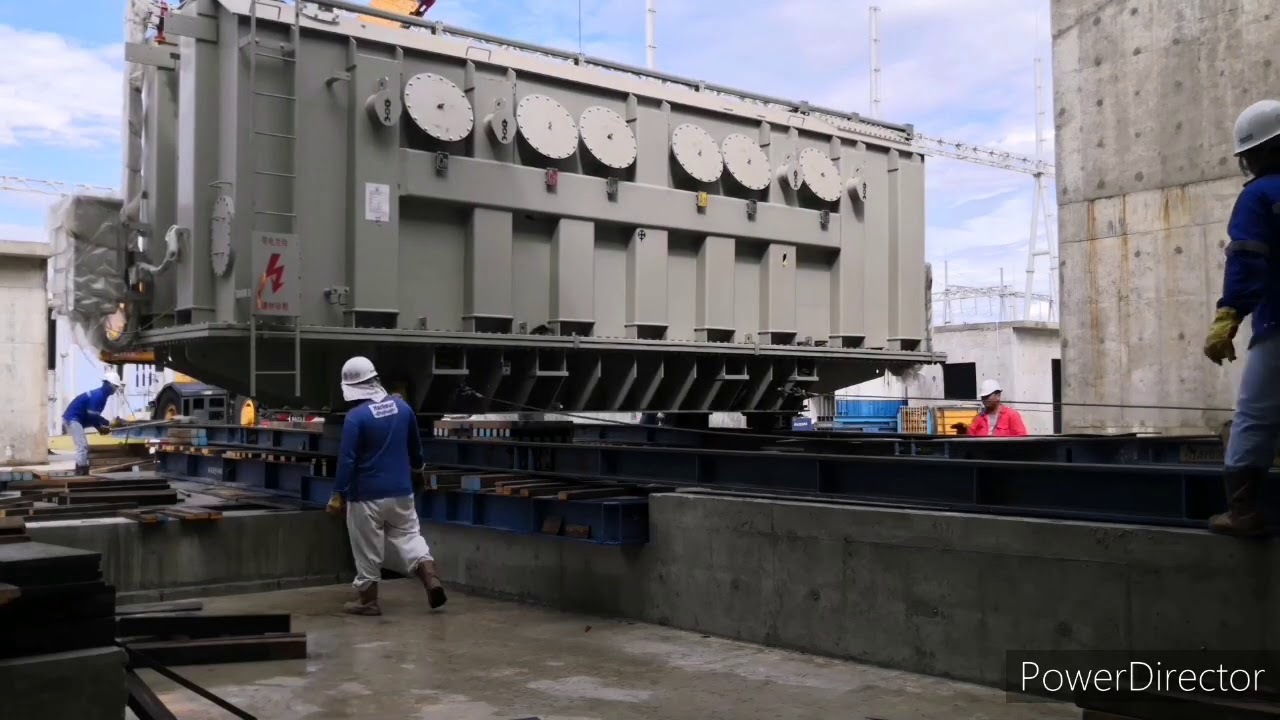 Jacking and Skidding Transformer - YouTube