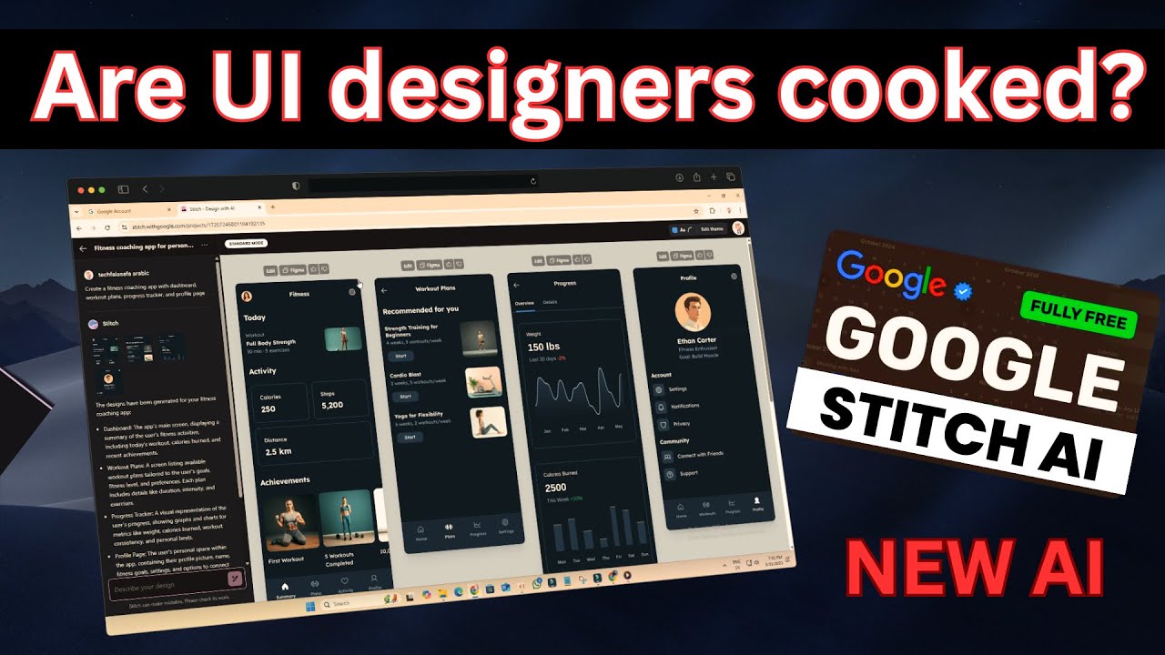How To Use Stitch AI's New UI Designer (Full Tutorial + Best Features ...