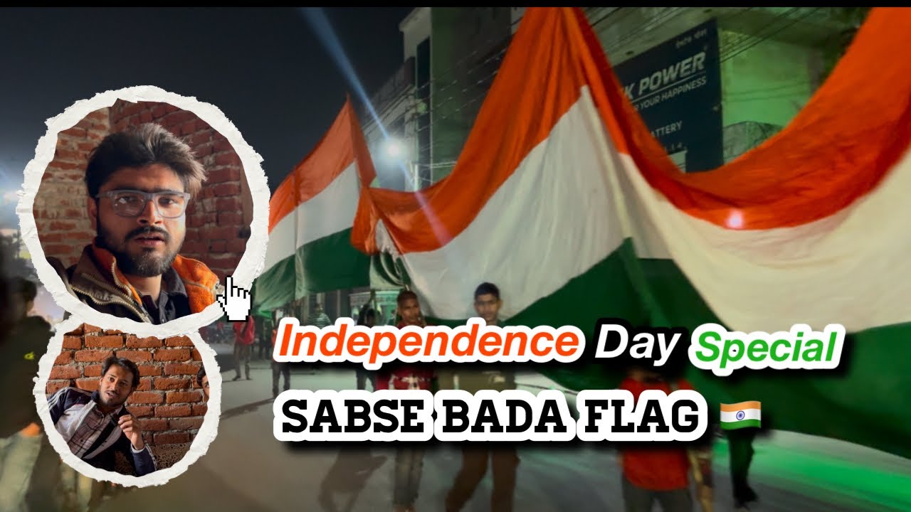 Bharat Ka Sabse Bada Flag | 26 January 2025 | Independence Day | Tushar ...