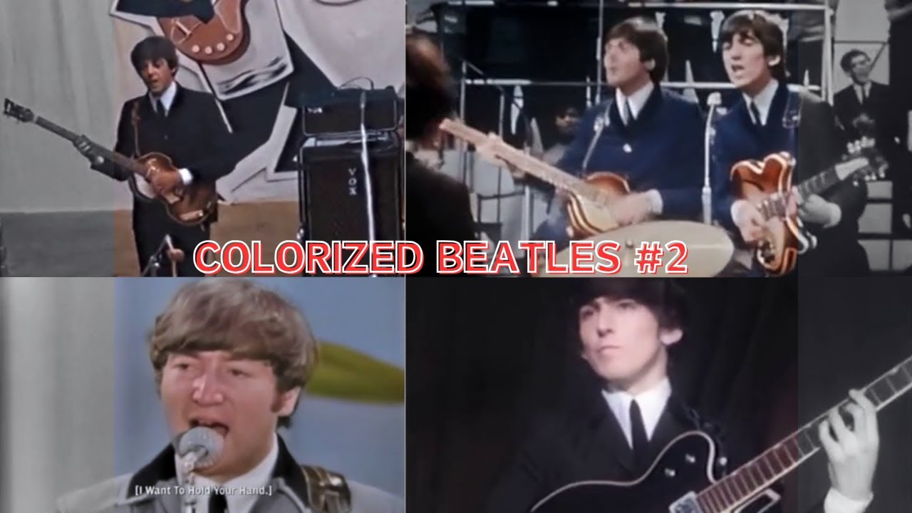 Colorized Beatles #2 - YouTube