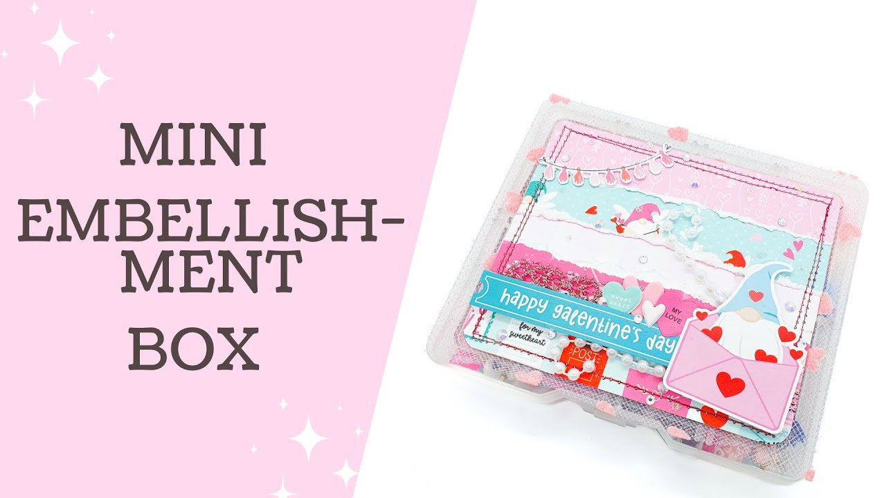Decorating an embellishment box | Process Video - YouTube