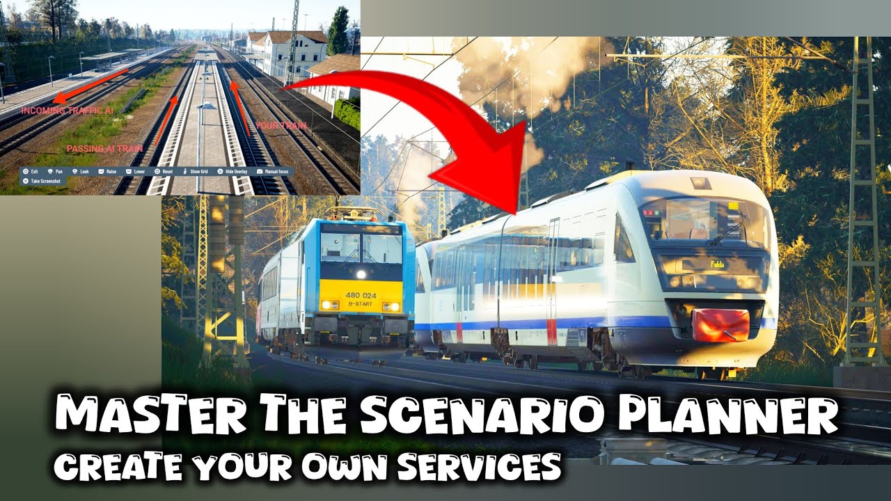 📑Scenario Planner Guide: How to Create Your Own Custom Routes! | TSW5 🔥 ...