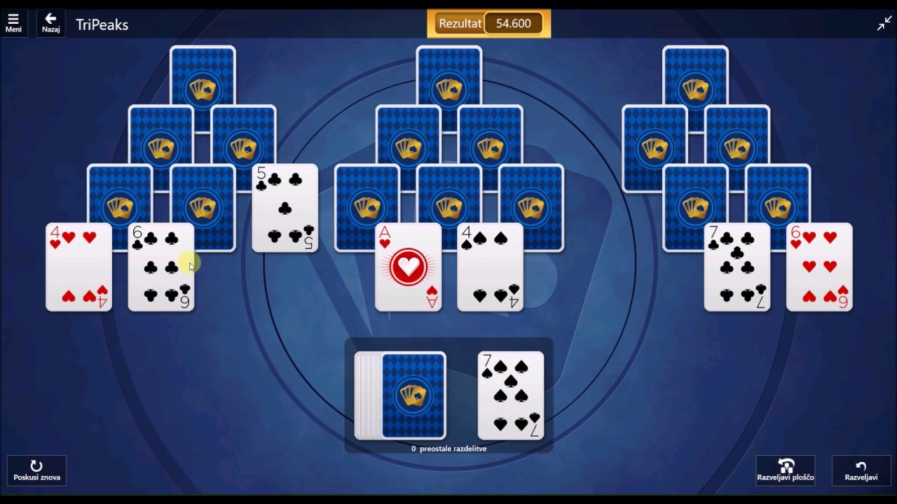 Microsoft Solitaire Collection - TriPeaks November 25 2016 - YouTube