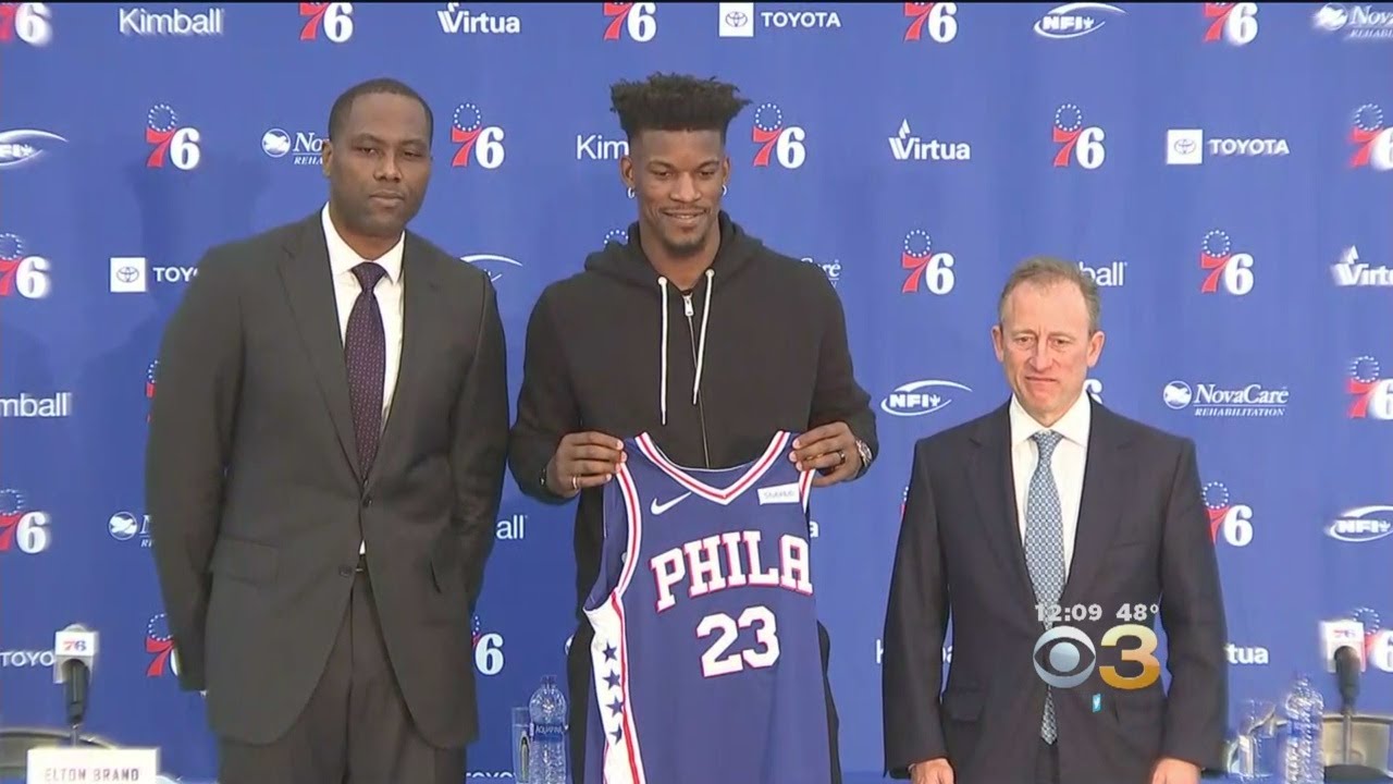 Sixers Introduce Jimmy Butler, Justin Patton - YouTube