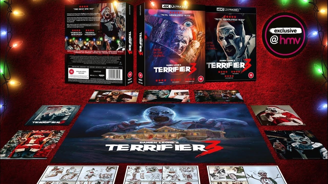 Terrifier 3(HMV Exclusive First Edition/4K)Unboxing - YouTube