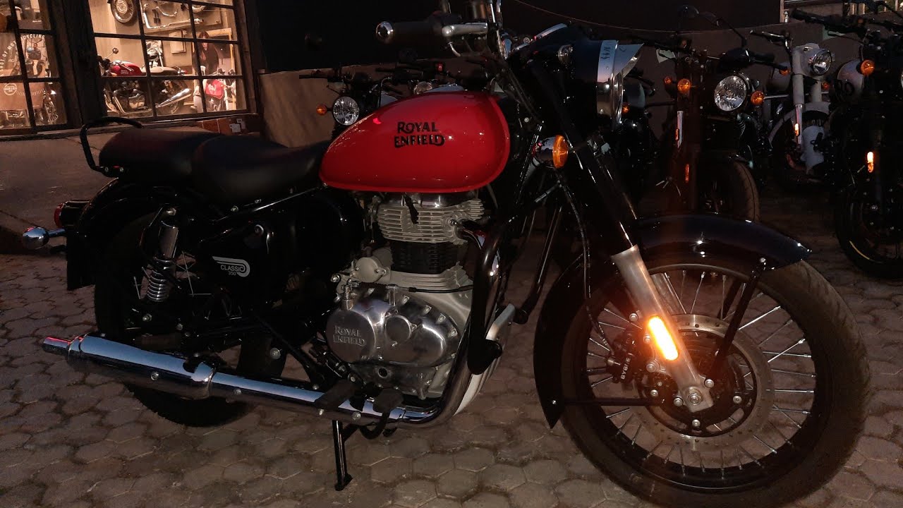 Royal Enfield REBORN 😘💪Classic 350 REDDITCH RED SC #royalenfield # ...