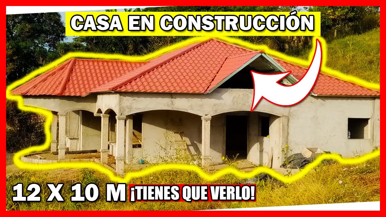 🤑Construyendo mi casa en guatemala | Así esta Quedando la Casa de 12 x ...