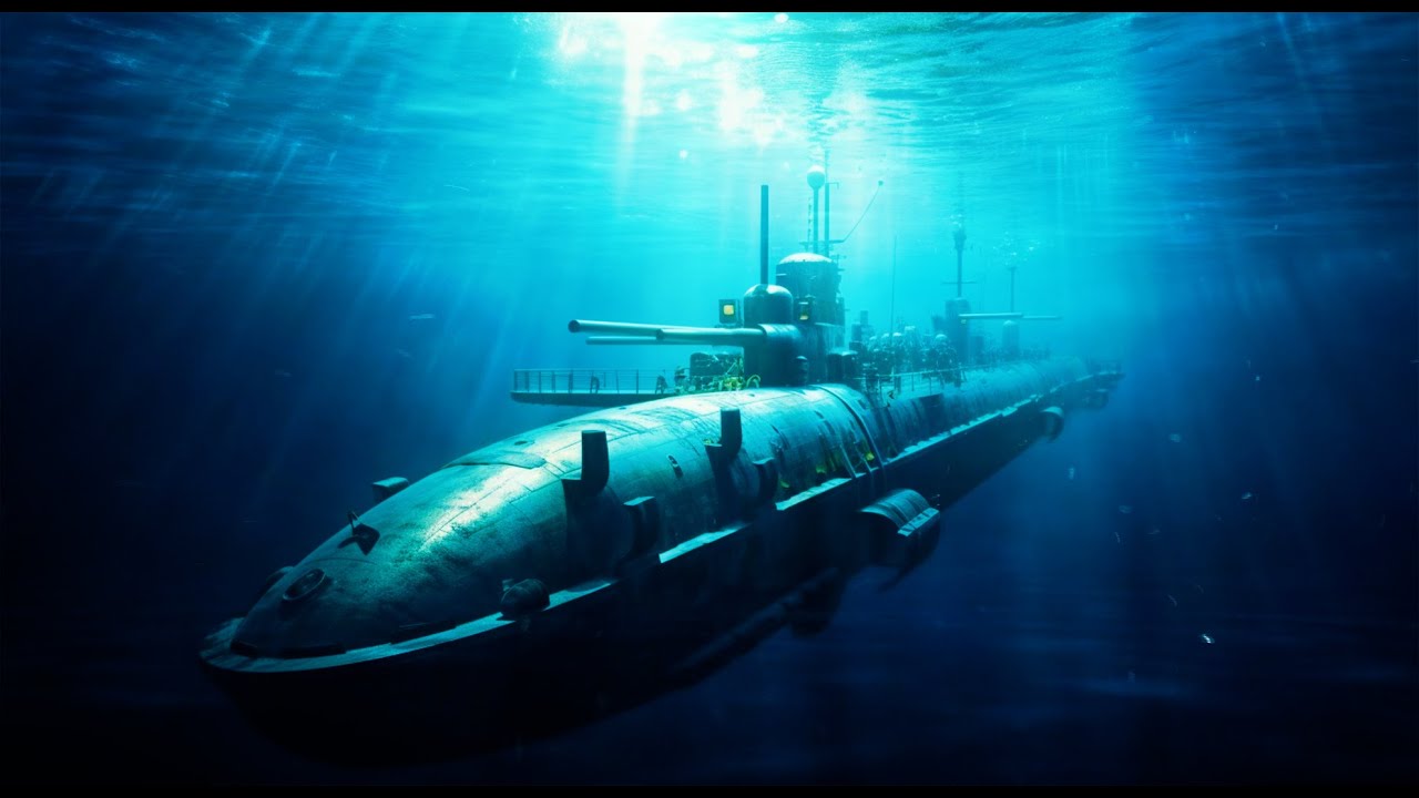 Relaxing with Submarine sounds and Underwater sounds in The Ocean ...