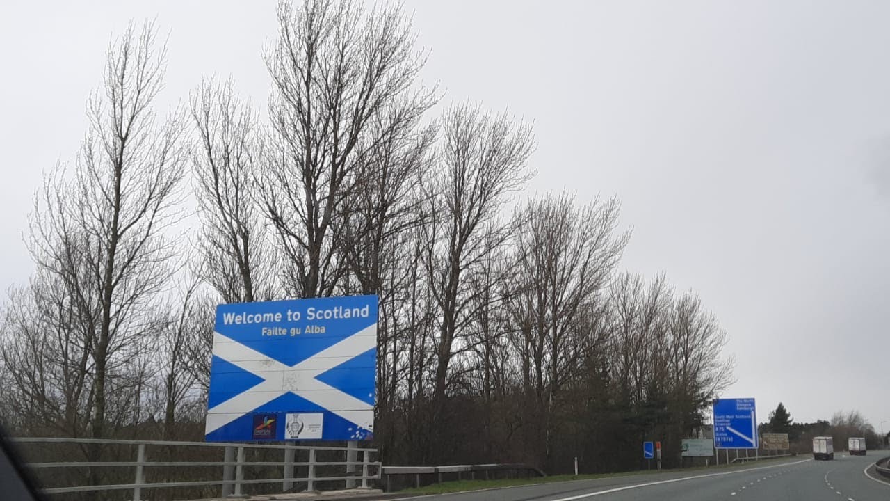 Off to Scotland via M6 - YouTube