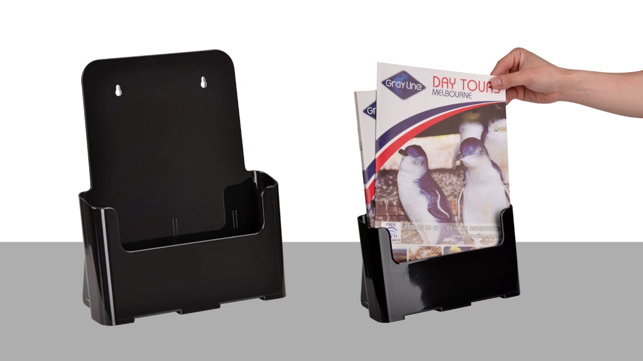 A4 Brochure Display - YouTube