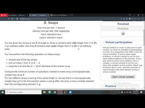 Upsolving Codeforces Round 743 A, B, C & D - YouTube