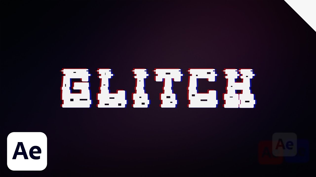 Как сделать Анимацию Glitch эффекта в After Effects - Adobe After ...