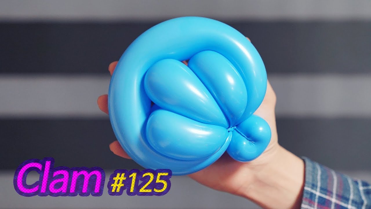 풍선아트 조개 #125 요술풍선 / Clam - Balloon Art #125 - YouTube