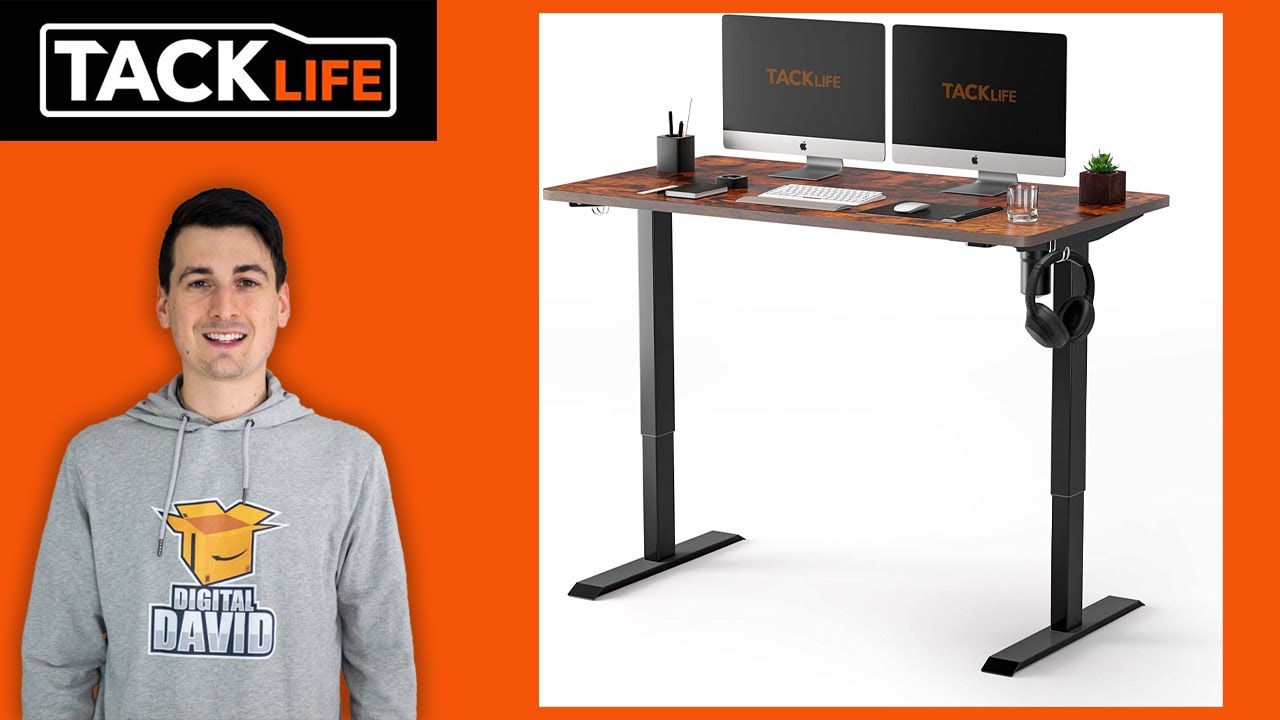 Electric Standing Desk Review // TACKLIFE Electric Stand Up Desk HOD1A ...
