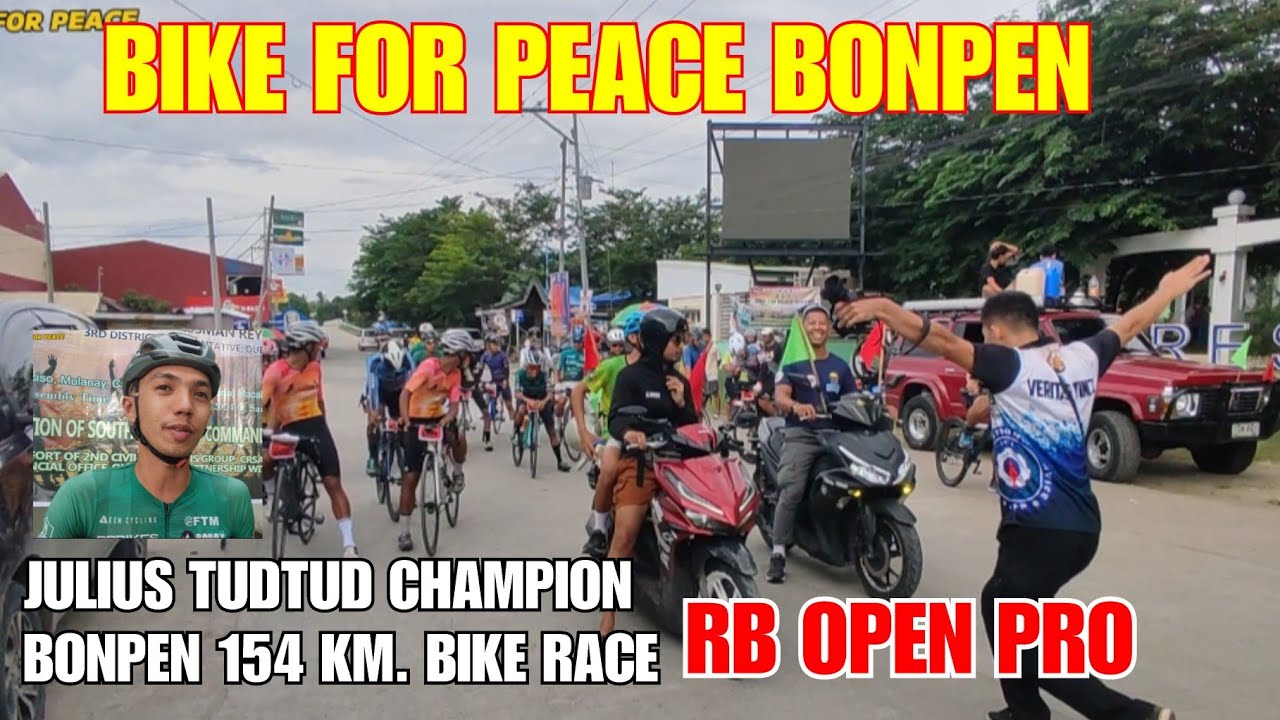 JULIUS TUDTUD CHAMPION SA BIKE FOR PEACE BONPEN | KIDA EKIB - YouTube