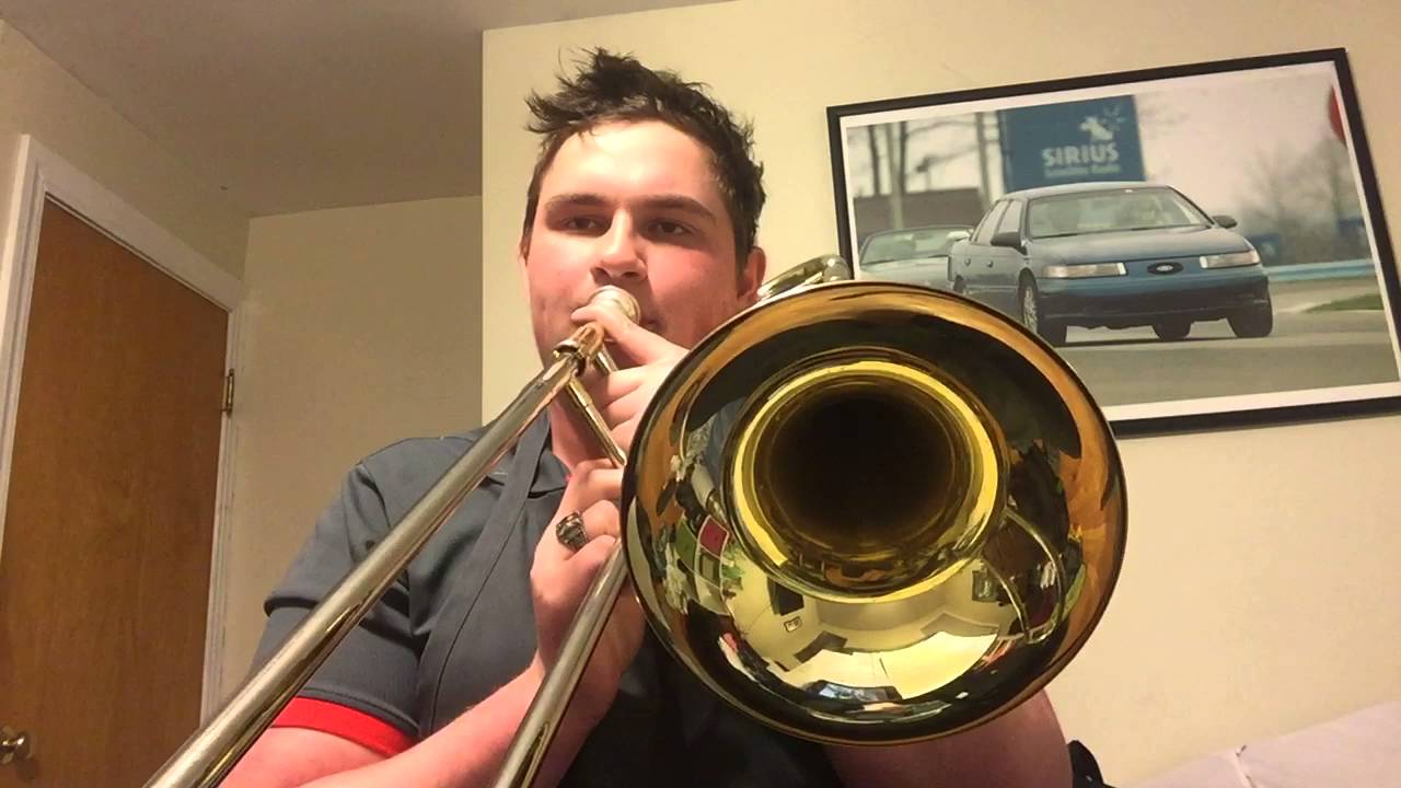 Senior Portfolio Trombone Practice - YouTube