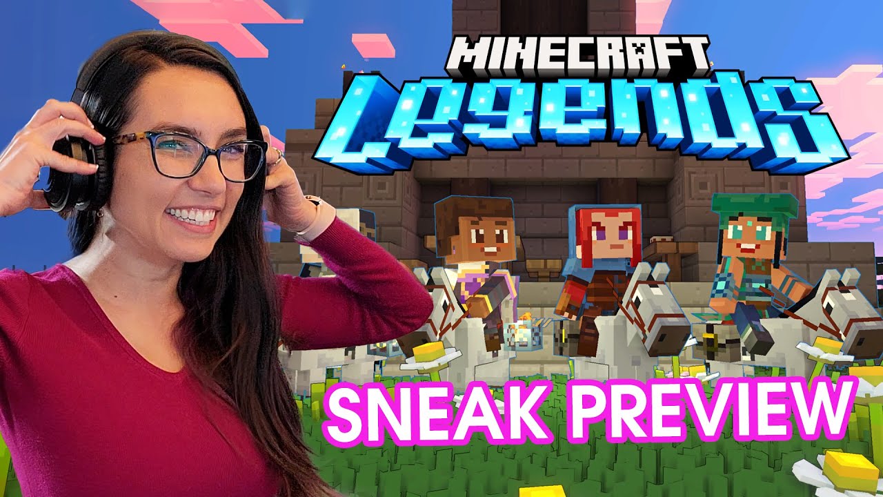 SNEAK PREVIEW of MINECRAFT LEGENDS | Hands on Gameplay - YouTube