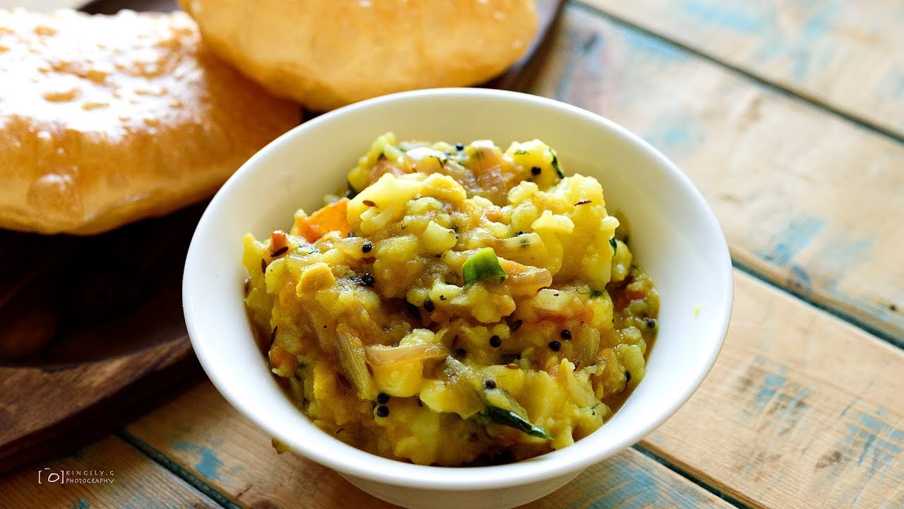 Poori Masala | Potato Masala for Poori Recipe - YouTube