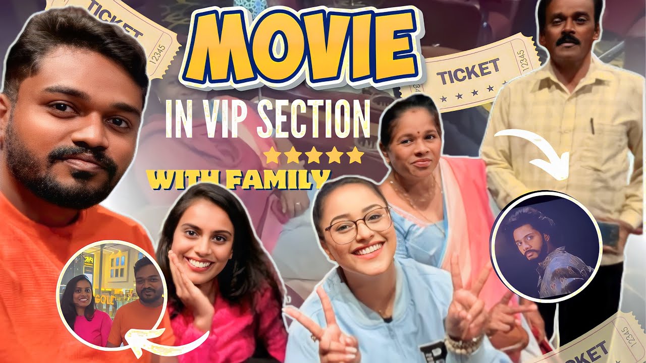 Movie in VIP section with Family🎬 | Dhanushree - YouTube