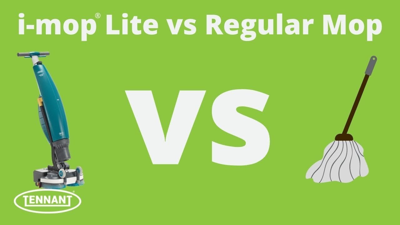 Comparing i-mop® Lite vs Regular Mops | Which Cleans Better? | Tennant ...