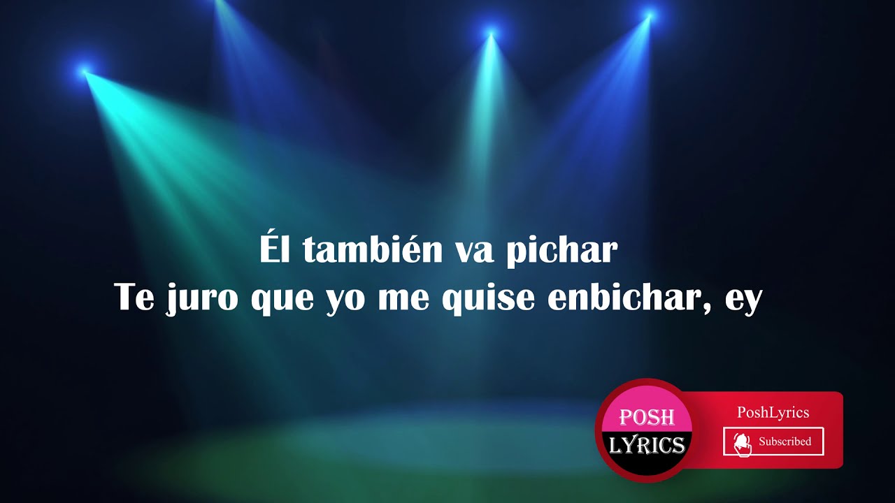 BAD BUNNY - BOOKER T (Lyrics) - YouTube