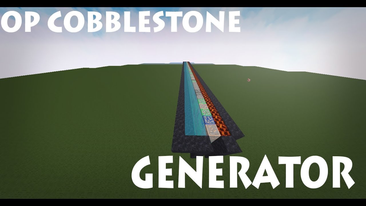 SkyBlock OP COBBLESTONE GENERATOR | MINECRAFT BUILDS - YouTube