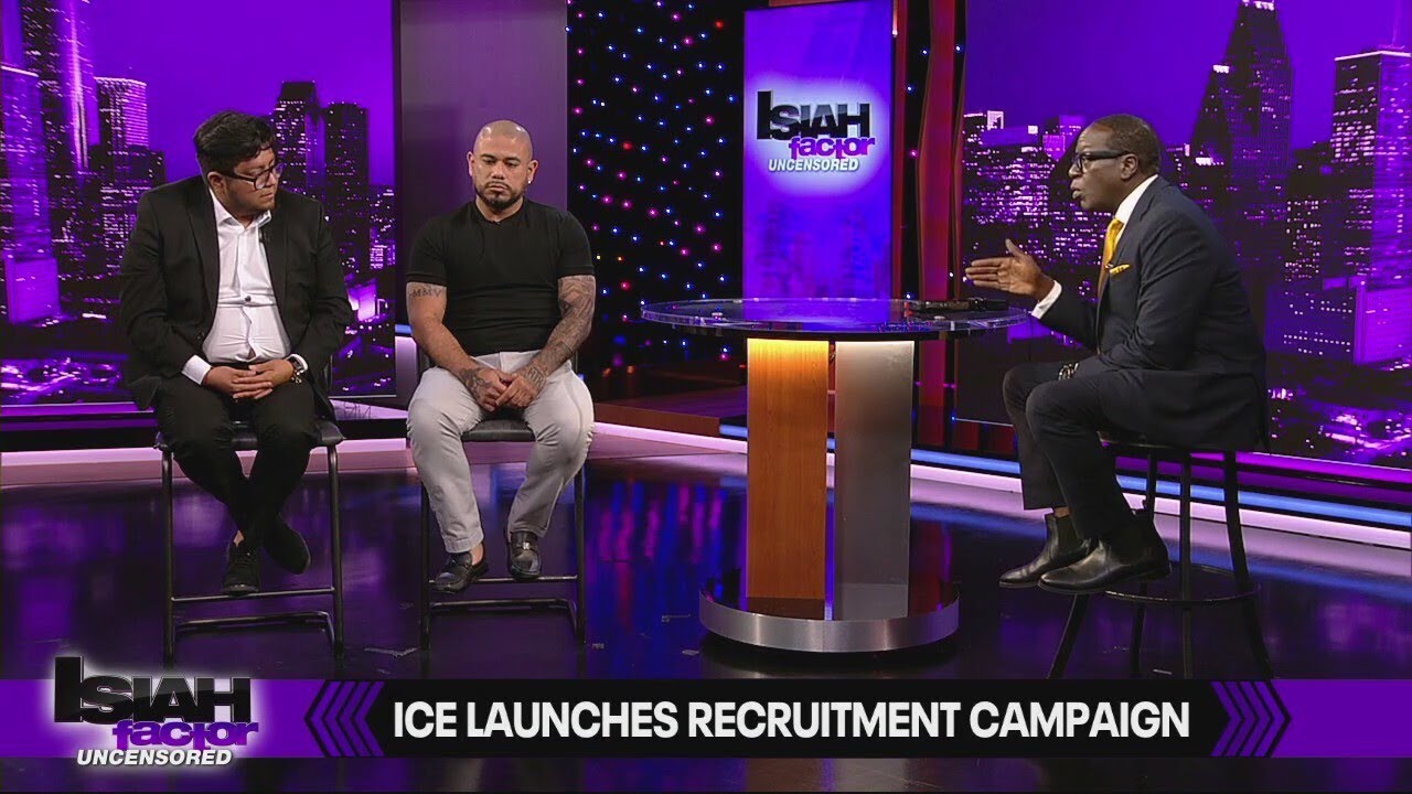 ICE launches recruitment campaign involving $50K signing bonus - YouTube