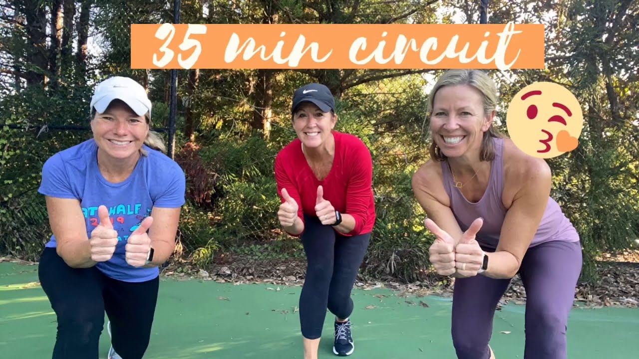 35 minute Circuit (Kickboxing, Weights, HIIT and ABS) - YouTube