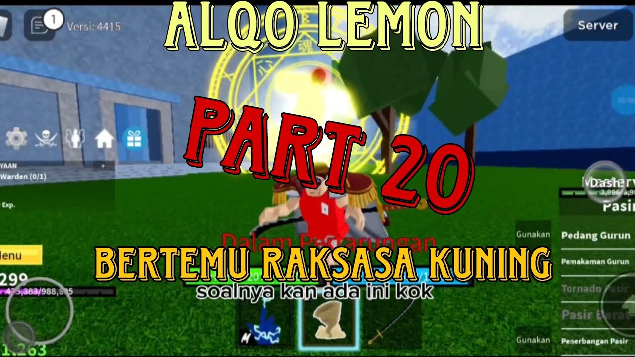 Bertemu raksasa kuning | blox fruit [roblox] part 20 - YouTube