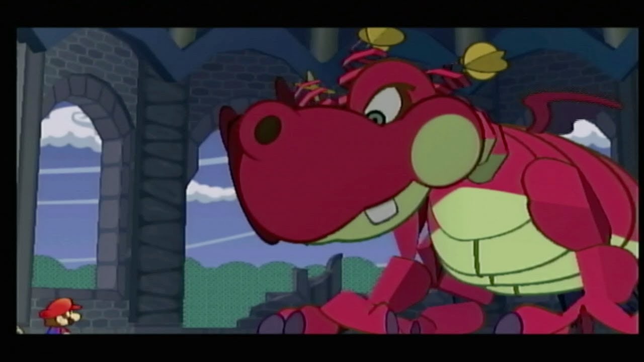 Paper Mario: The Thousand-Year Door Walkthrough HD - 6 Vs. Hooktail and ...