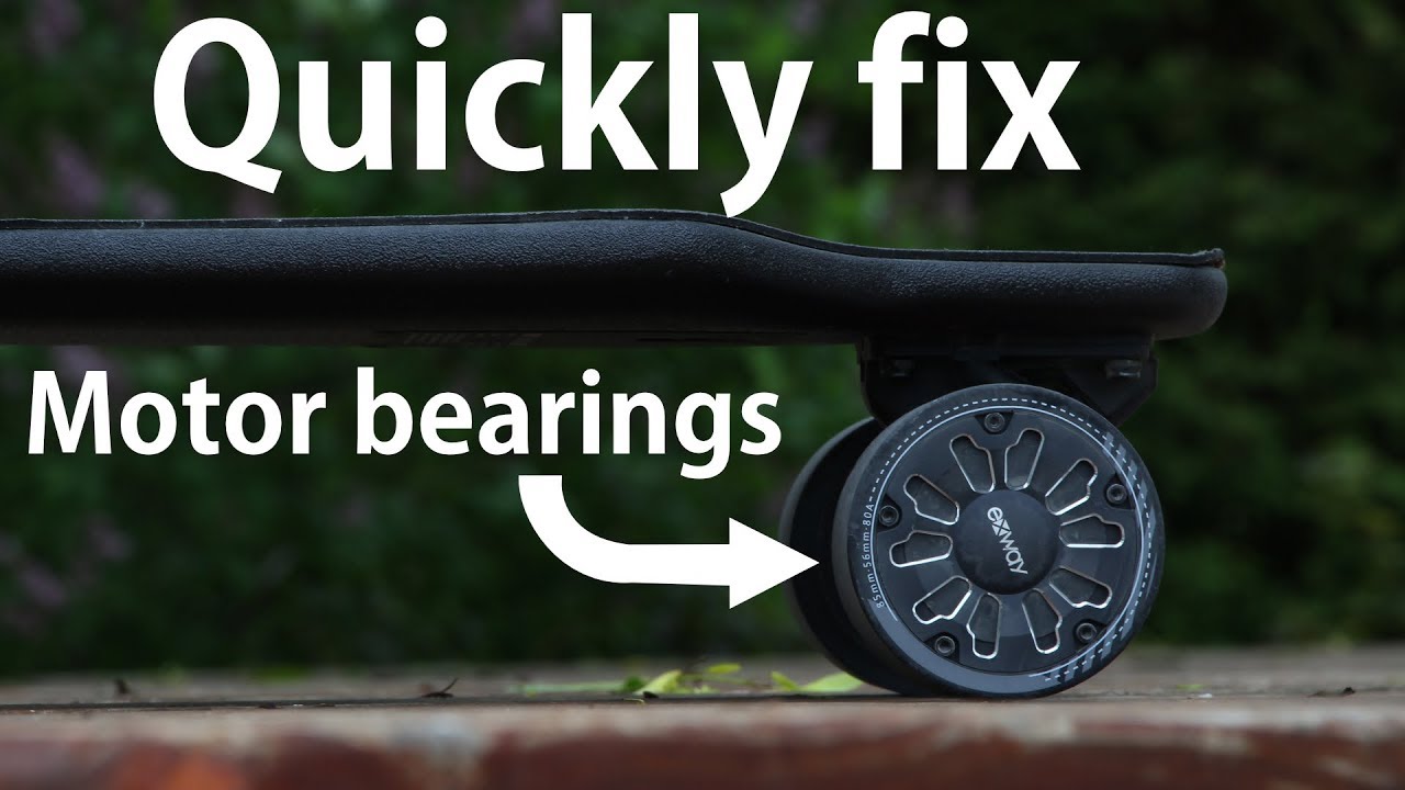 Get rid of clicky noise arround the motor // Exway X1 Pro Hub - YouTube