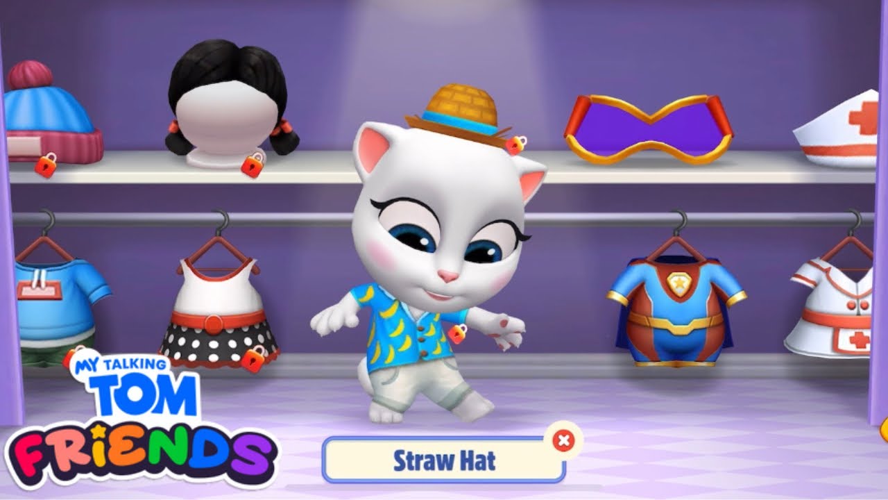 Beach Outfit for Angela | My Talking Tom and Friends - YouTube