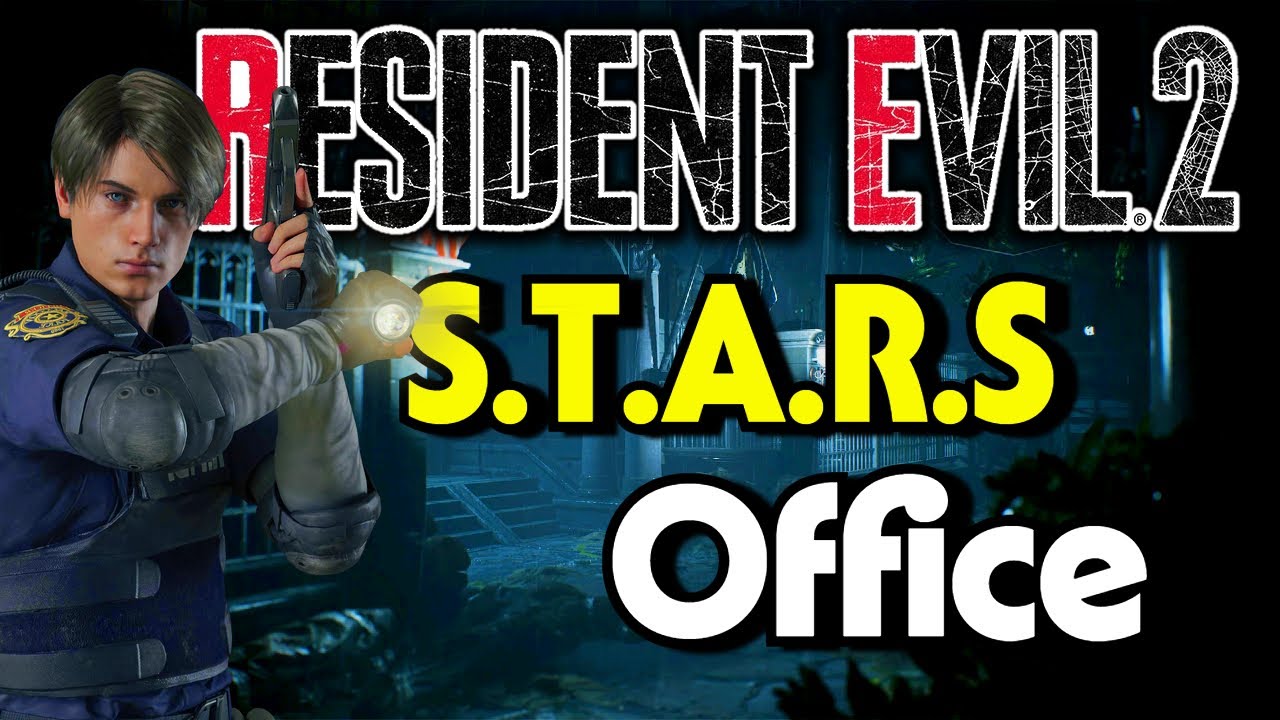 RESIDENT EVIL 2 - Entering the S.T.A.R.S Office With Leon - YouTube